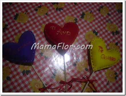 Como hacer los pin de amor - Manualidades MamaFlor